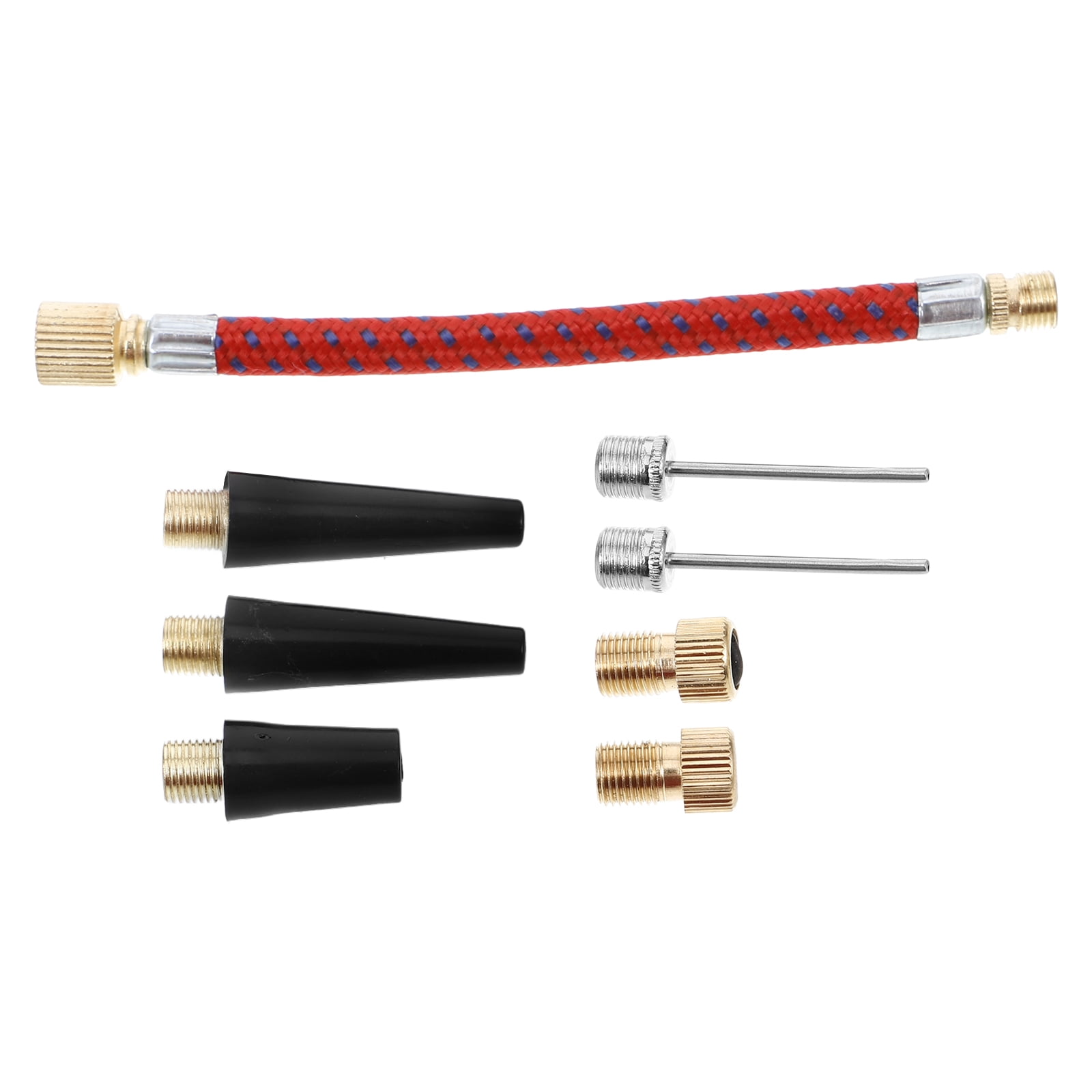 Road Bike Pump Ball Air with Needle Manual Bicycle Threaded - Walmart.com