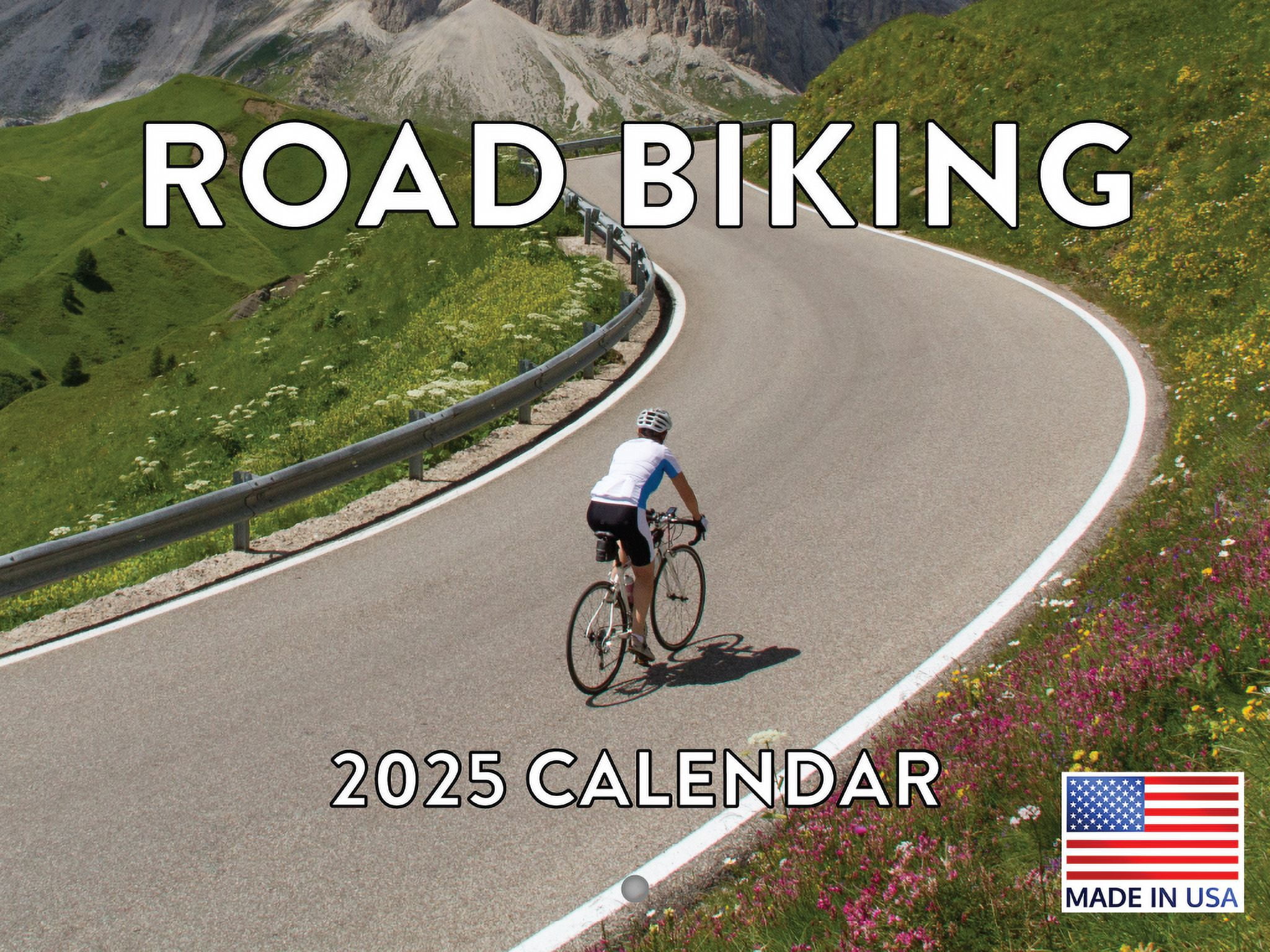 Road Biking Calendar 2025 Bicycle Cycling Monthly Wall Calender 12 ...