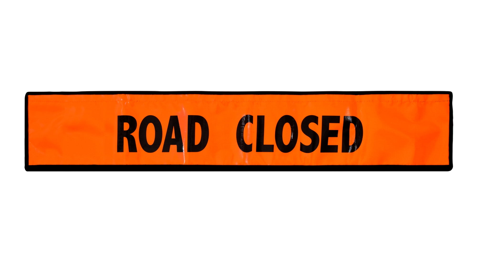 "Road Closed" Sign - Safety Orange Vinyl - Traffic Safety Sign ...