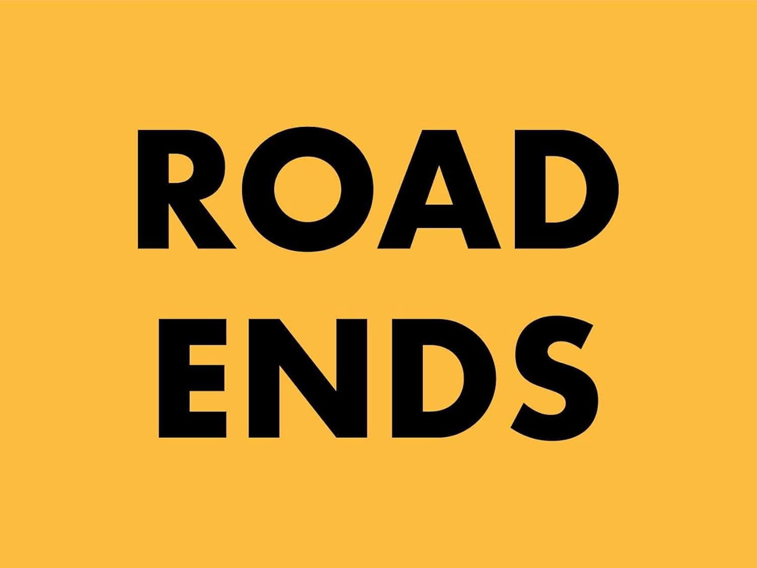 Road Closed Sun-Proof Rust-Free Tin Sign, Premium Aluminum Decor for ...