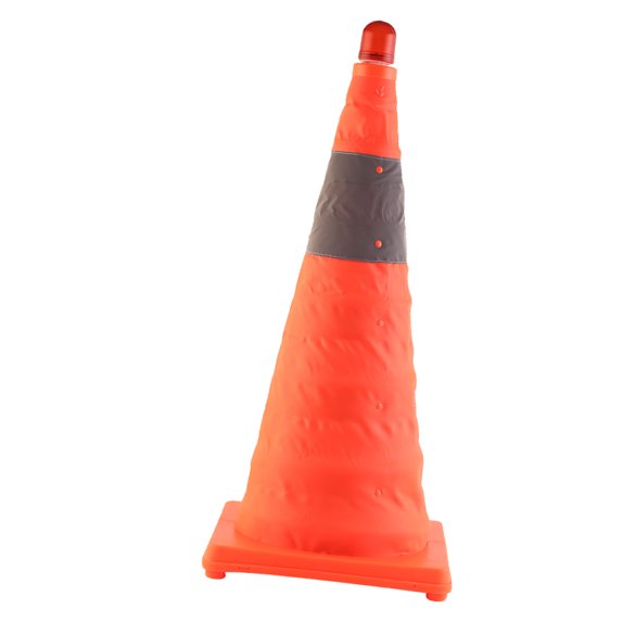 Road Cone with LED Lamp Mini Traffic Cones Reflective Foldable ...