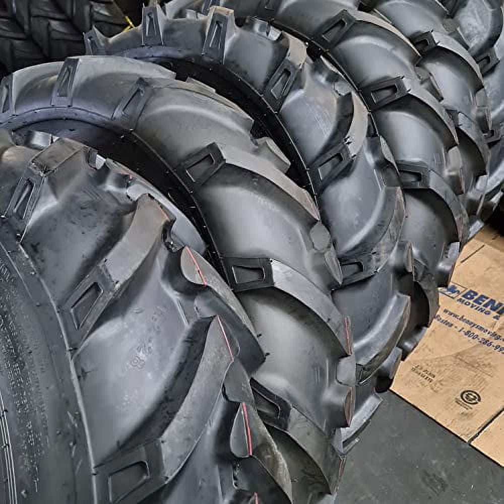 Road Crew 13.6x28 R1 12 PLY Tractor Tires with Tubes, Thorn & Flat ...