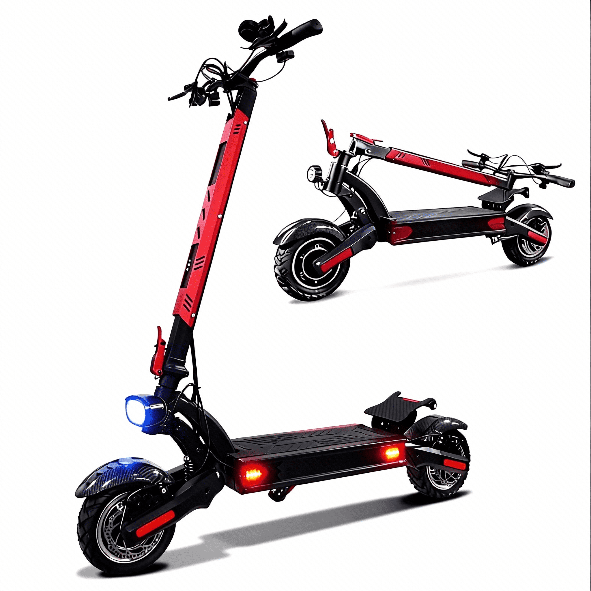 JUEXING Off Road Electric Scooter 3200W Dual Motor, up to 45MPH, 10 ...