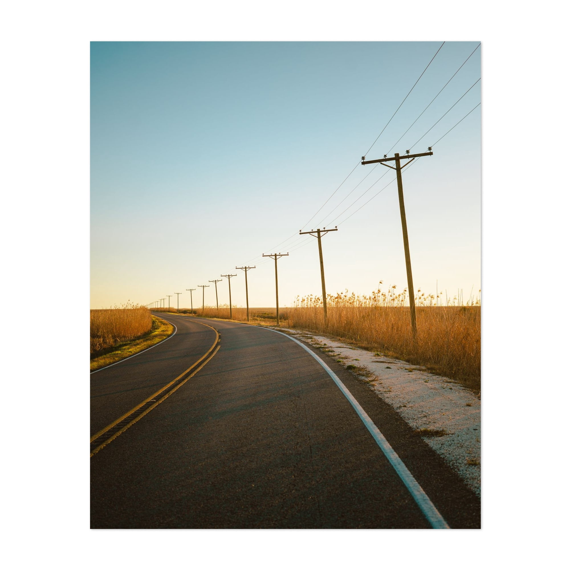 Road to Holly Beach - Holly Beach Louisiana Photography Rural Landscape ...