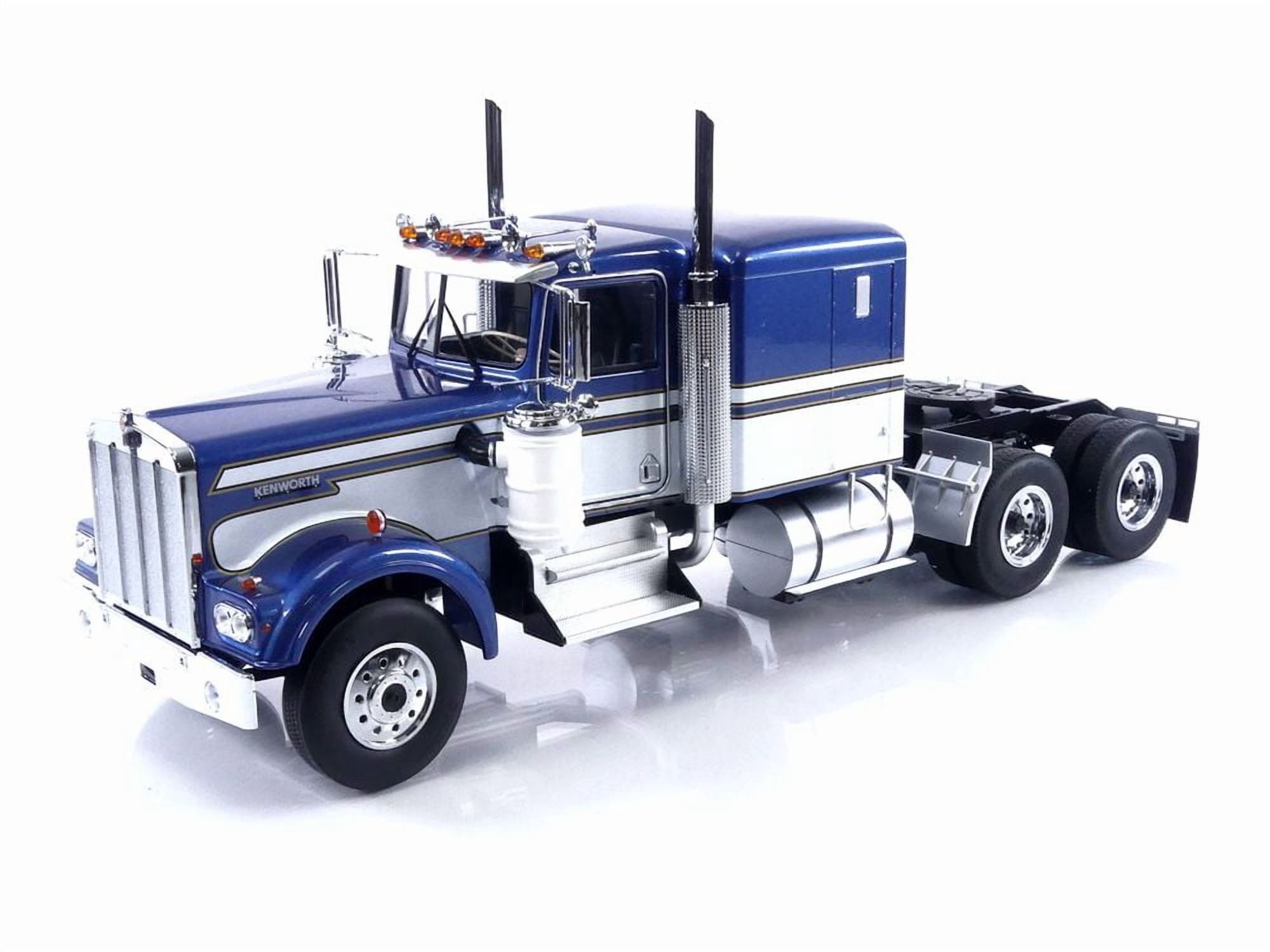 Road Kings 1989 Kenworth W900 Tractor Truck 3 Blue White 1:18 - Walmart.com