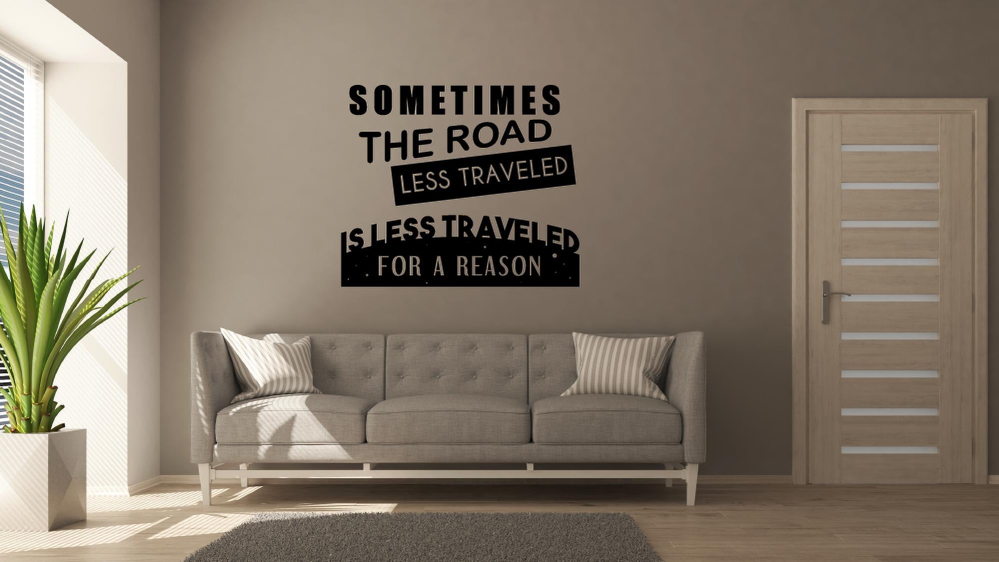 Road Less Traveled Seinfeld TV Show Series Sitcom Quote Wall Stickers ...