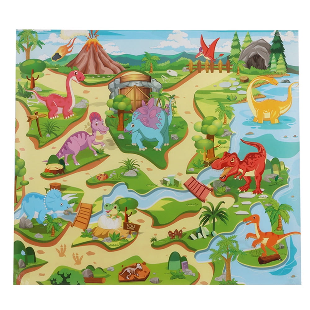 Road Map City Baby Play Mat Foldable Waterproof Map Children Outdoor ...