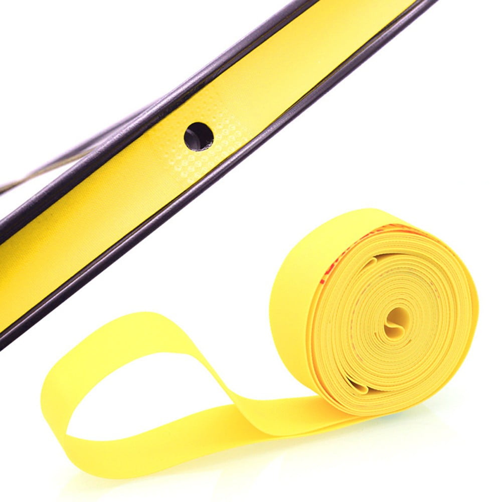 Road Mountain Bike Anti-Puncture Tire Pad Pvc Spoke Tape Yellow 29inch - Walmart.com