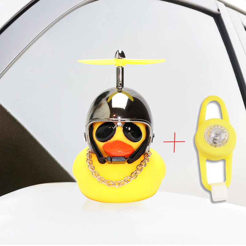 Road Mtb Duck Bike Bell Bicycle Duck Rubber With Helmet Ducky With ...