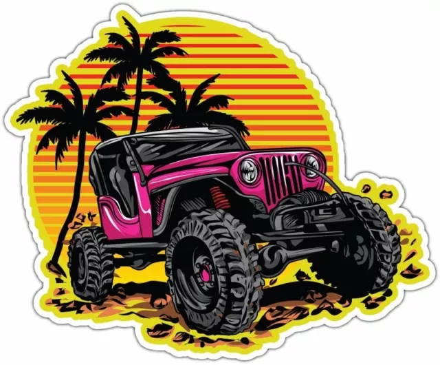 Off Road Offroad Adventure Suv 4X4 Girl Car Stickerphone Decal Water ...