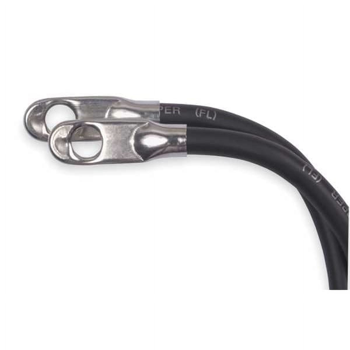 Road Power Battery Cable with Lugs,Black,4AWG,24 In SS24-4 - Walmart.com