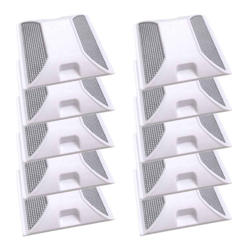 Merhoff & Larkin Road Reflectors, 4x4 inch, Pack of 10, for Driveways ...