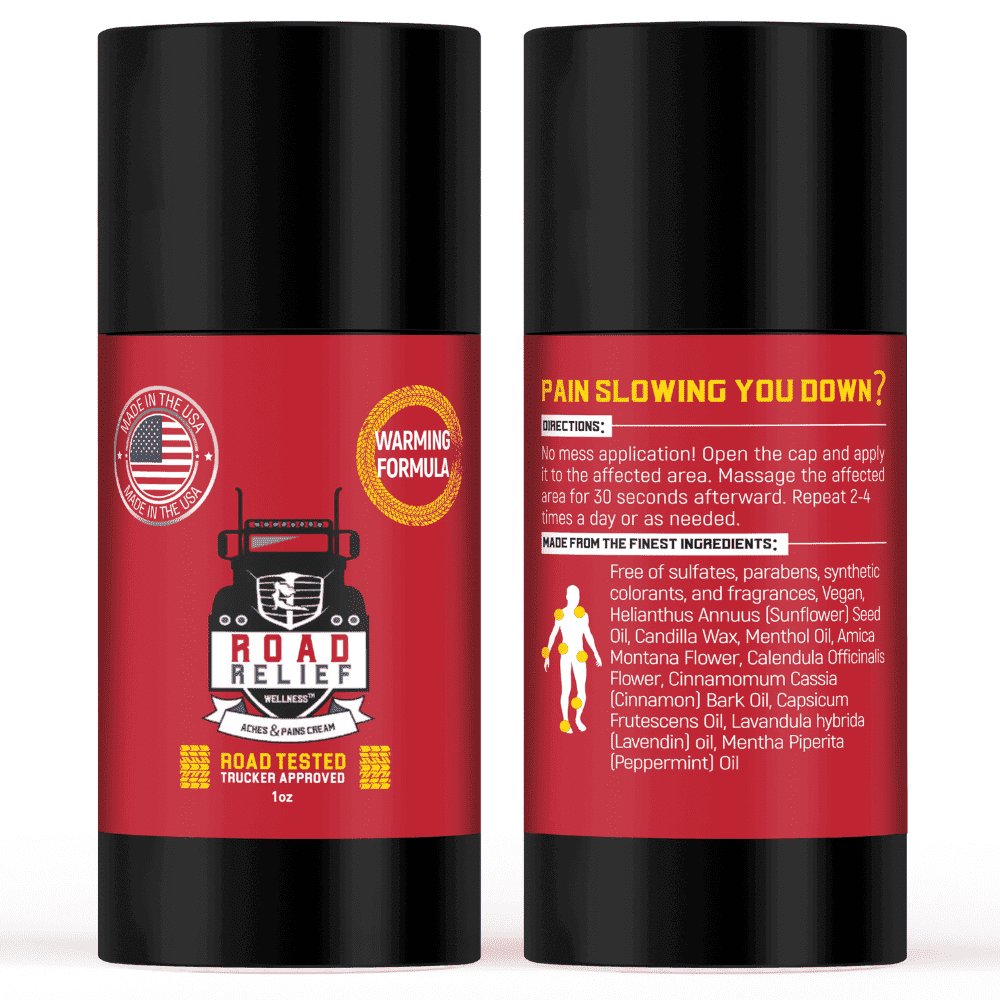 Road Relief Wellness Aches & Pains Warming Balm 1oz Twist Up Tube ...