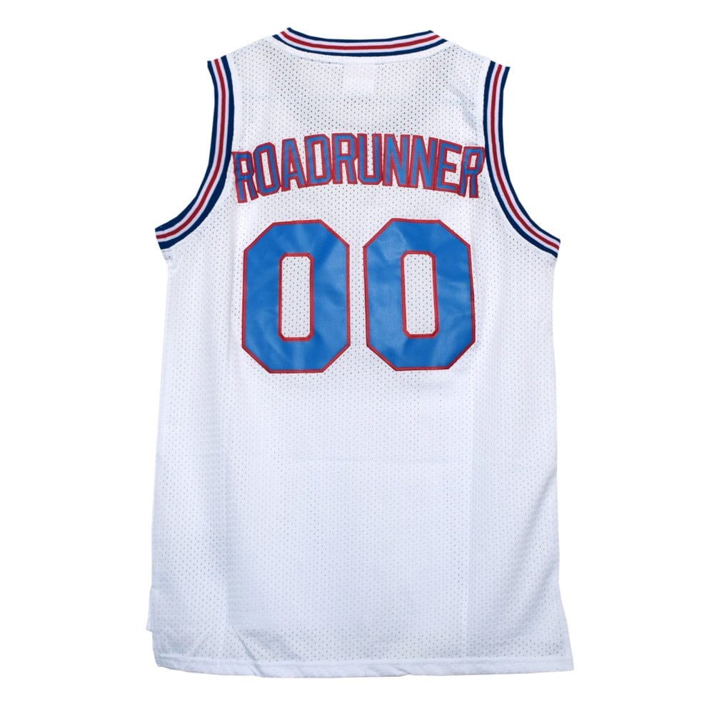 Road Runner Tune Squad White Jersey - Space Jam Basketball Costume ...