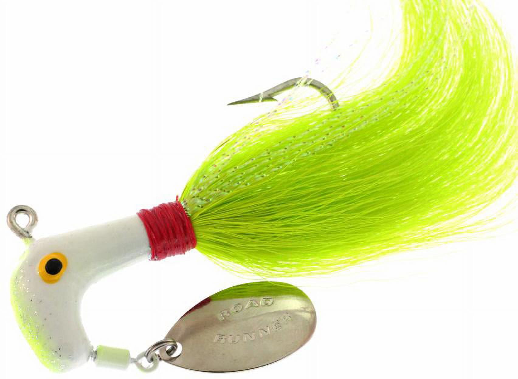 Road Runner 1006-012 Striper Bucktail Jig With Spinner 1/2 oz - Walmart.com