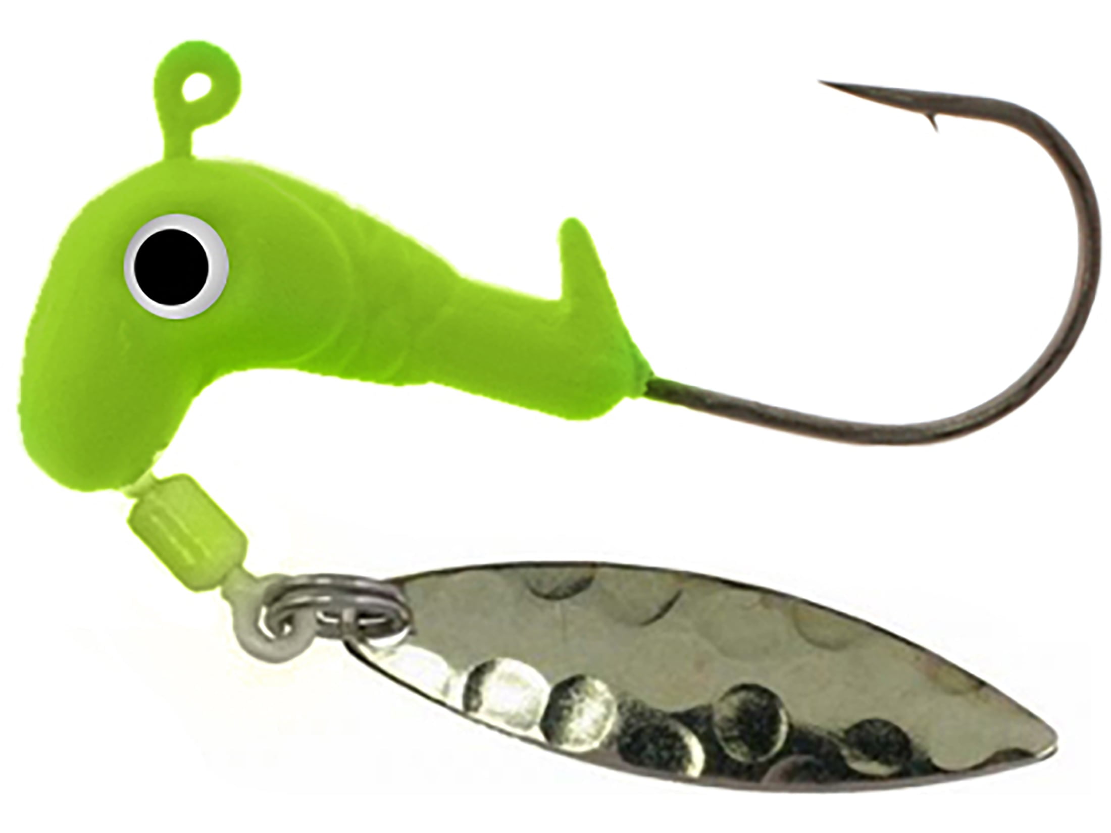 Road Runner Barbed Glow Head 1/8oz Underspin Jighead Chartreuse ...