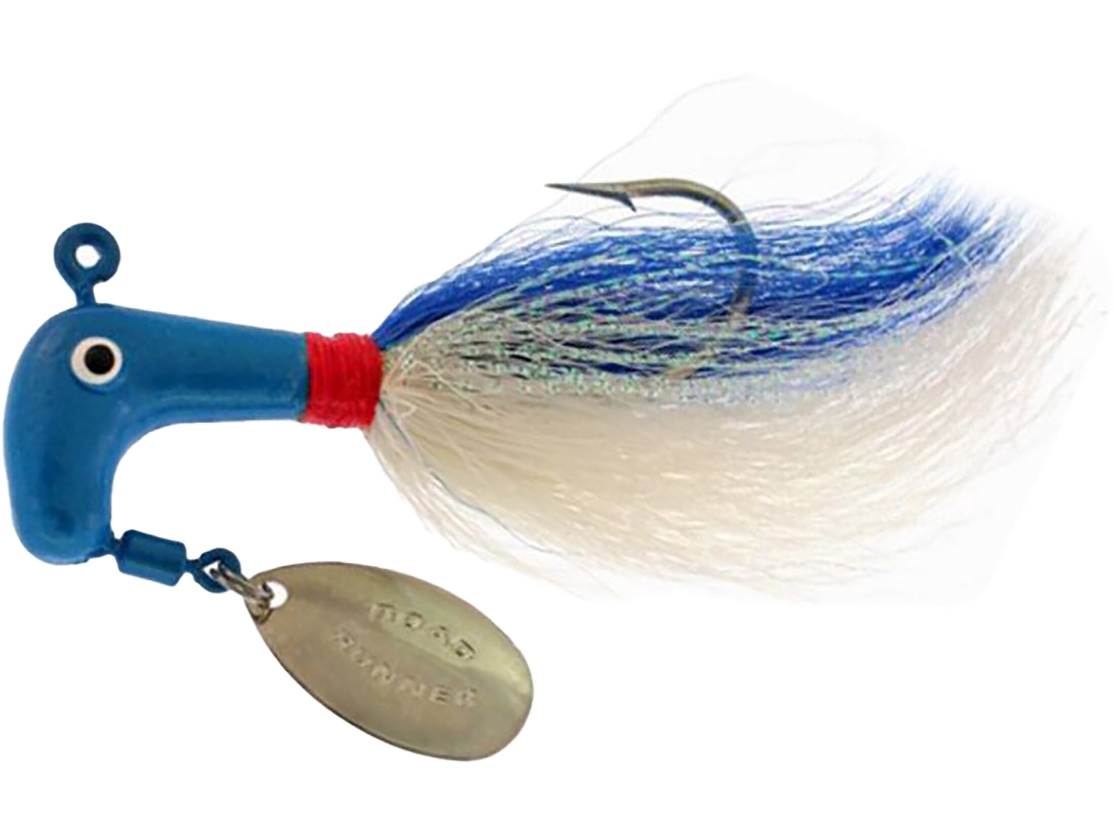 Road Runner Buck Tail Underspin Jig Blue Back Herring 1/2 oz - Walmart.com