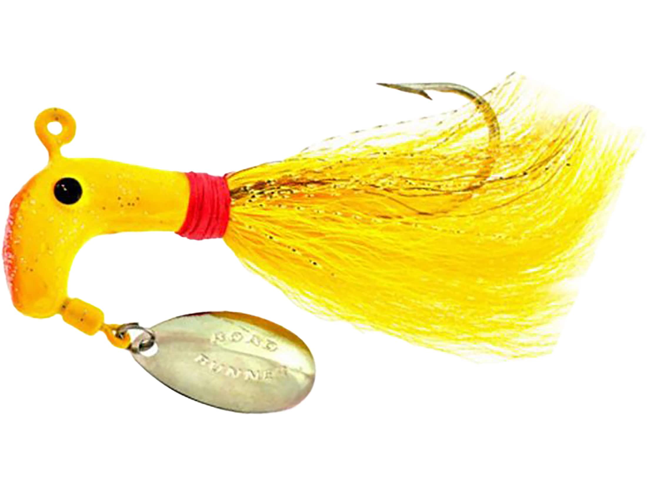 Road Runner Buck Tail Underspin Jig Yellow 1 oz - Walmart.com