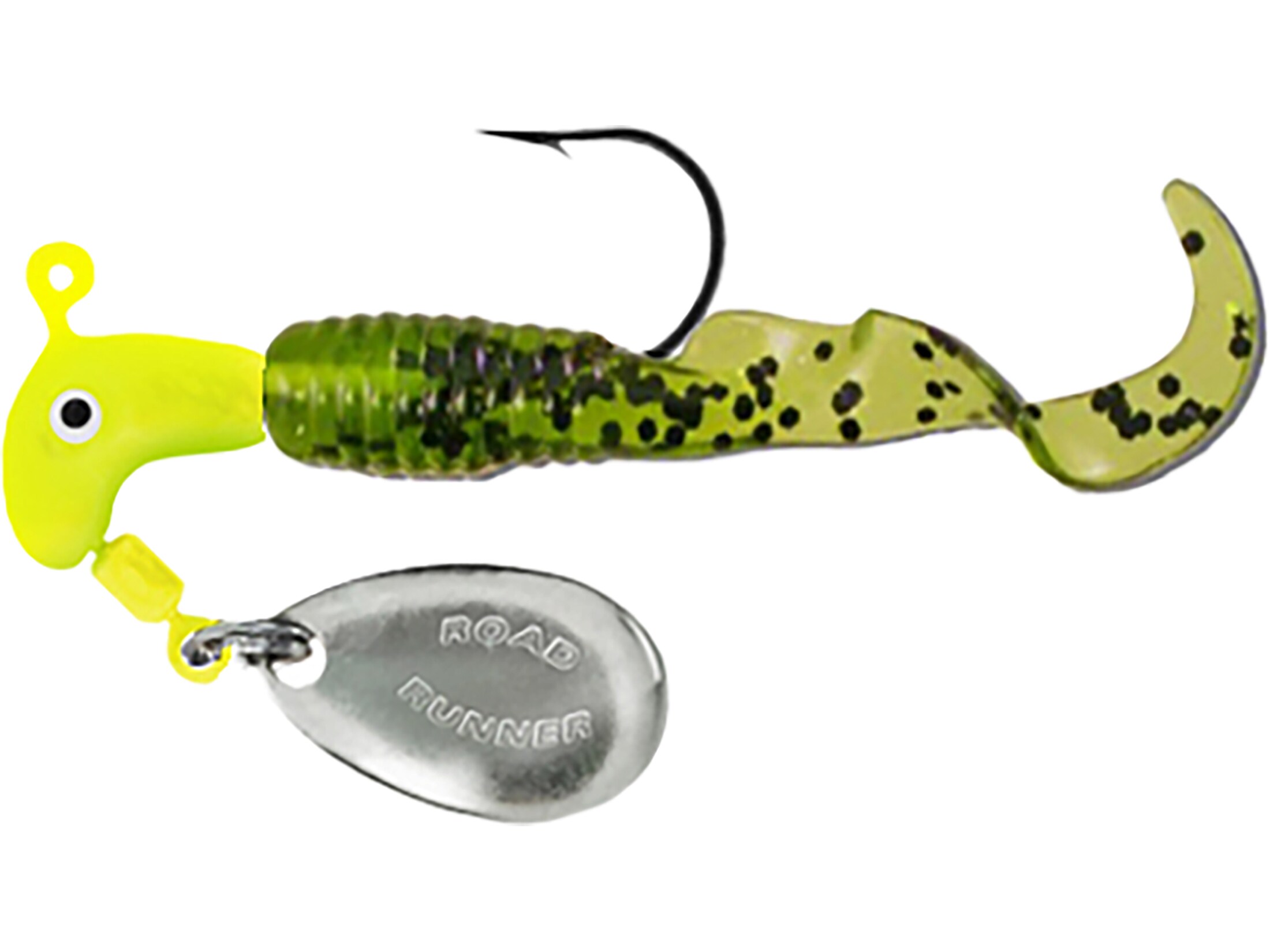 Road Runner Curly Tails Underspin Jig Watermelon 1/8 oz - Walmart.com