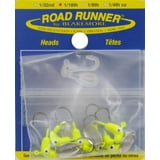 Road Runner Heads, 1/16 Oz.,Underspin Fishing jig. - Walmart.com
