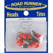 Road Runner Bleeding Bait 1/8oz. - White Underspin Fishing jig creates ...