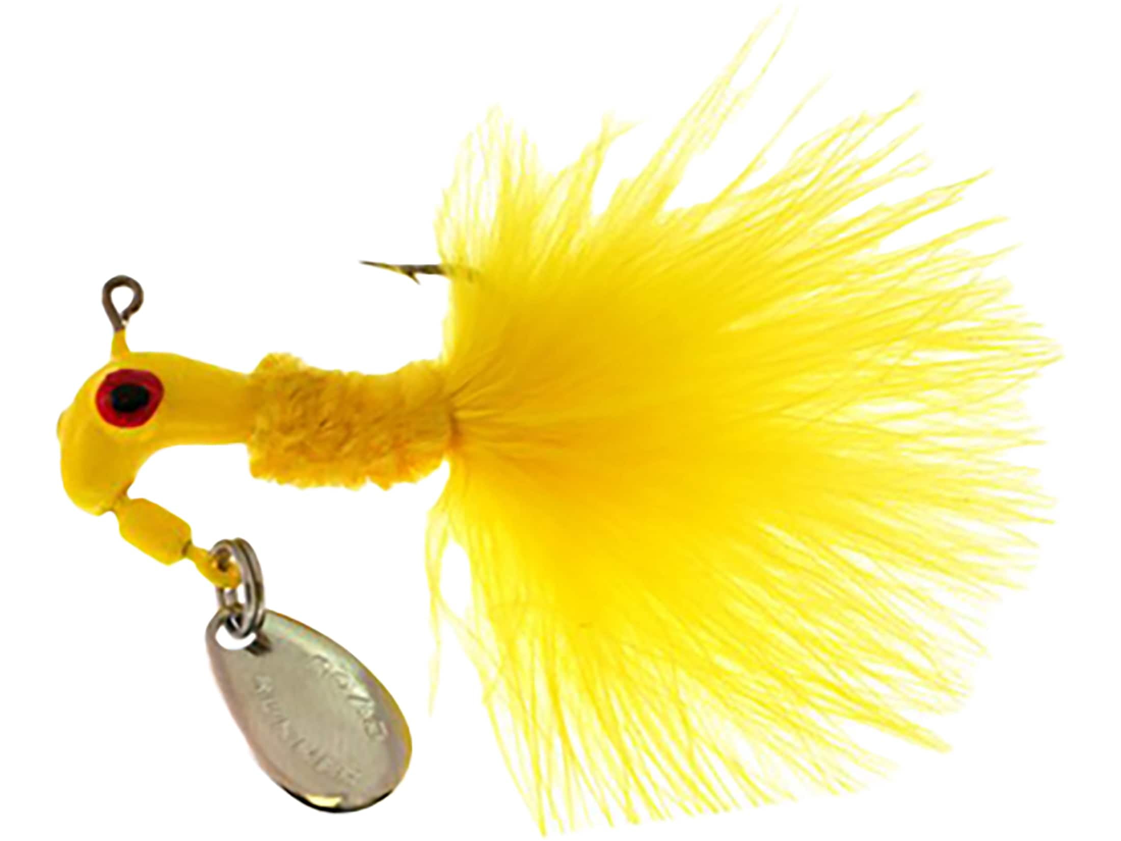 Road Runner Marabou Underspin Jig Yellow/Yellow 1/16 oz - Walmart.com