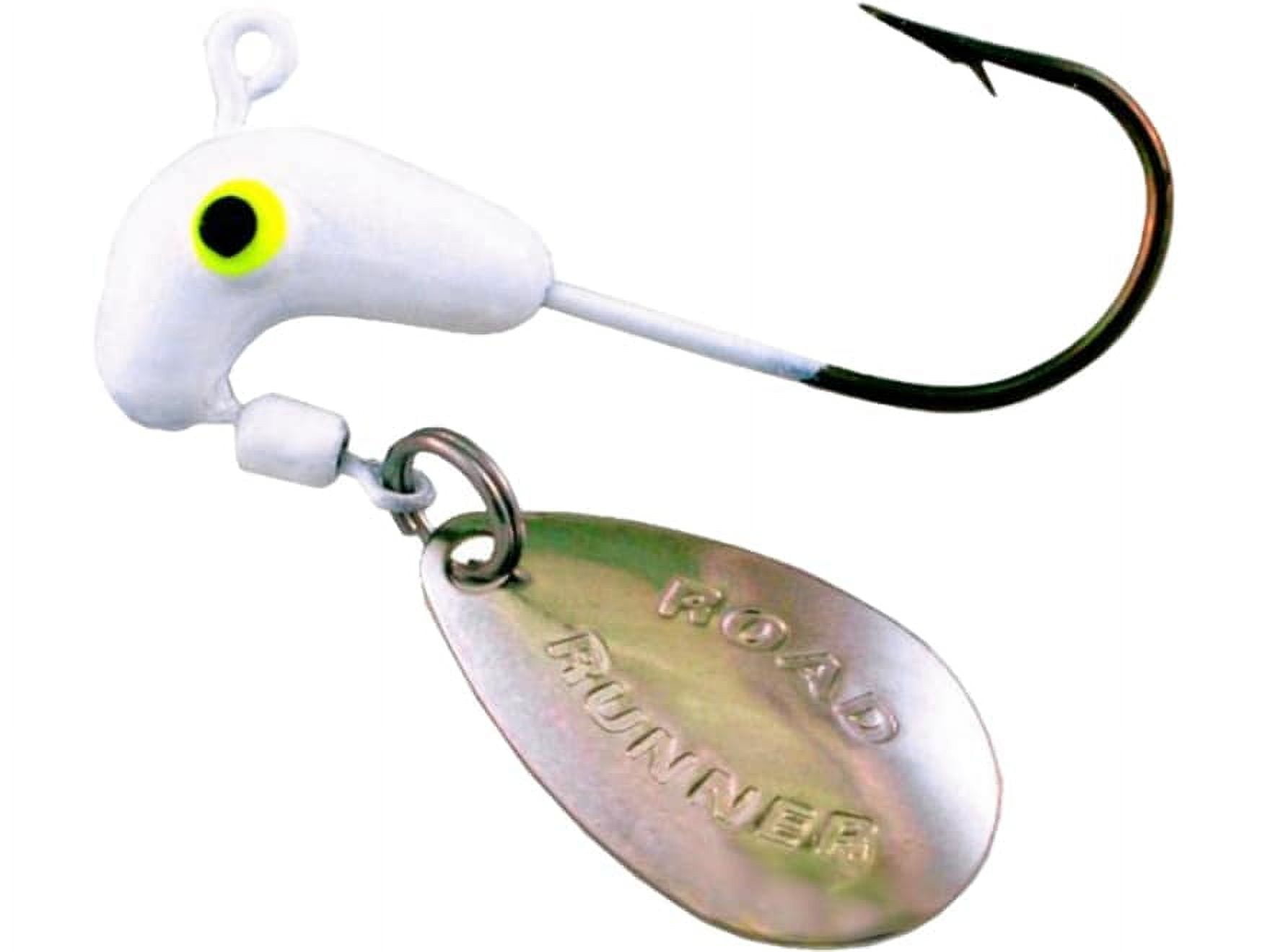 Road Runner Original Head 1/4oz Underspin Jighead White 7PK - Walmart.com