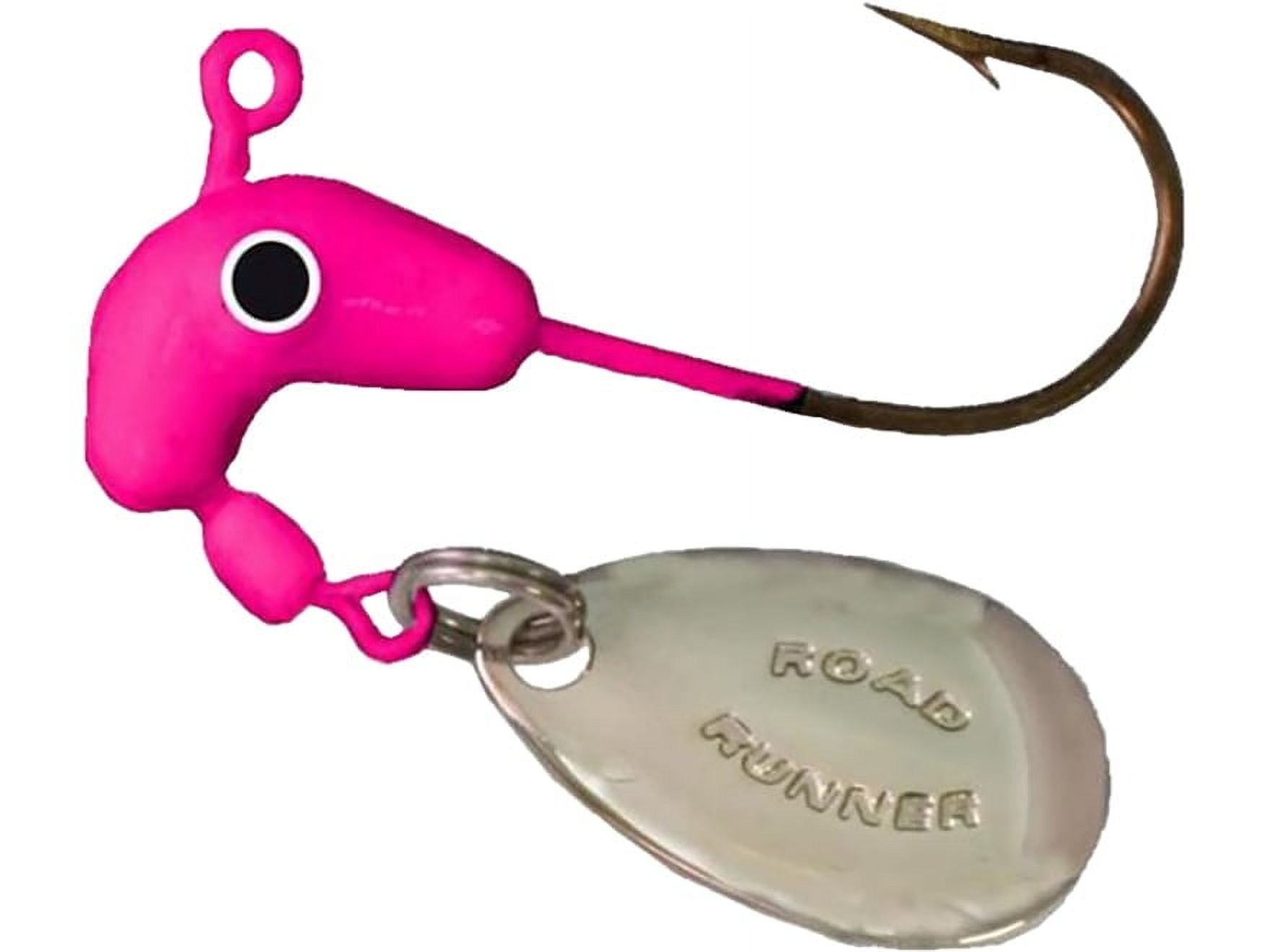 Road Runner Original Head 1/8oz Underspin Jighead Pink 8PK - Walmart.com