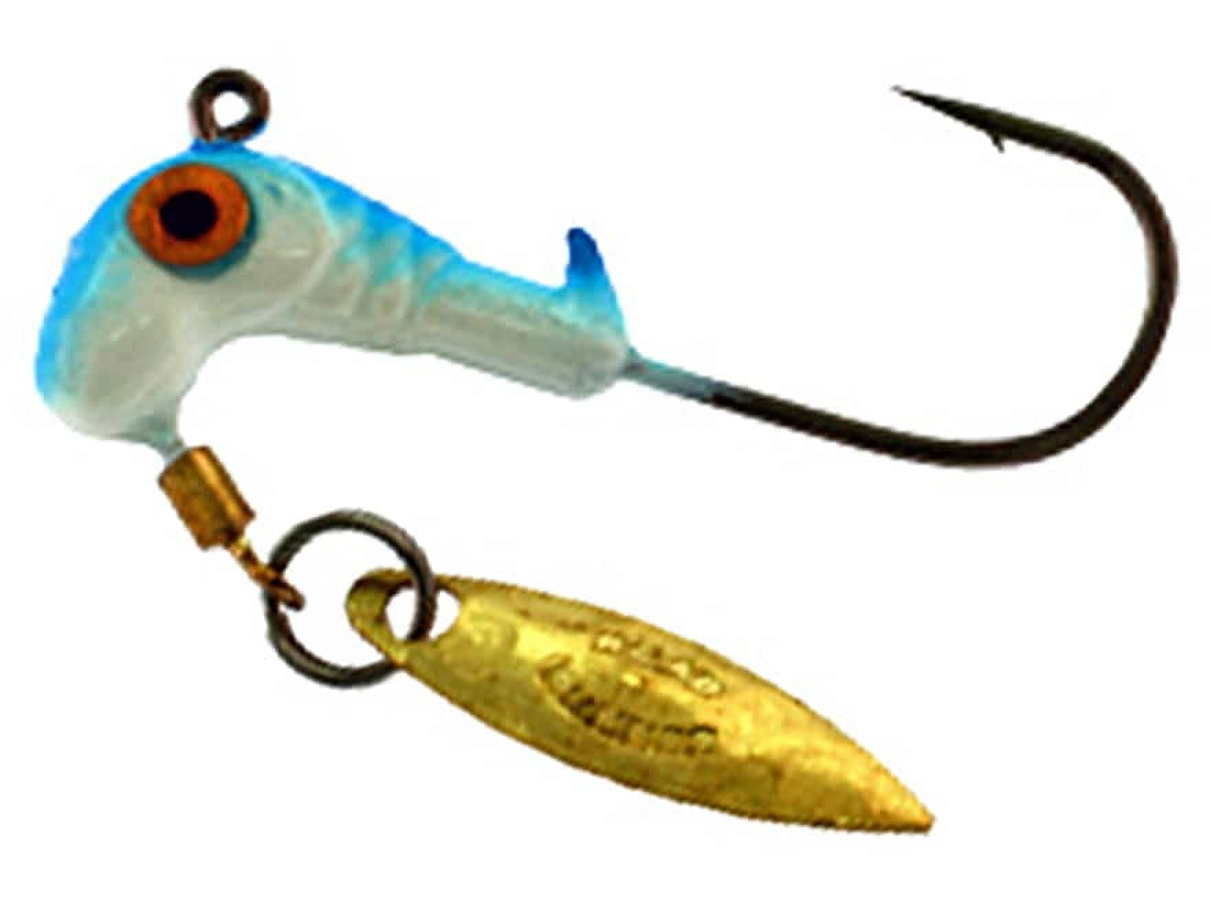 Road Runner Pro 2.0 Head 1/16oz Underspin Jighead Blue Pearl - Walmart.com