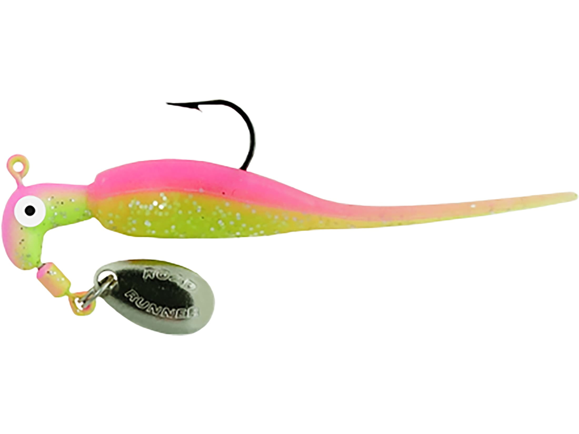 Road Runner Slab Runner Underspin with Baby Shad Jig Electric Chicken ...