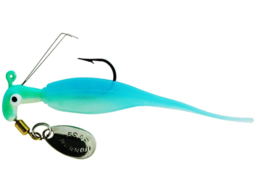 Road Runner Slab Runner Weedless Underspin with Baby Shad Jig Blue ...