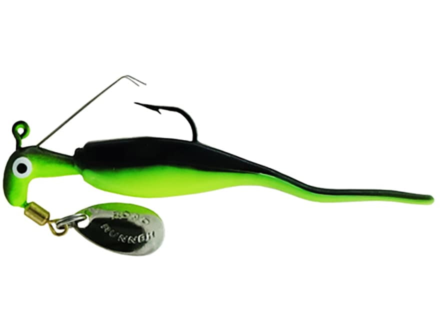 Road Runner Slab Runner Weedless Underspin with Baby Shad Jig Lights ...