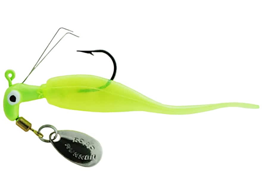 Road Runner Slab Runner Weedless Underspin with Baby Shad Jig Pearl ...