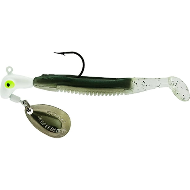 Road Runner SlabDragger Underspin Jig Fishing Lure, White & Glimmer ...