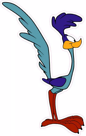 Road Runner Standing Beep Beep Sticker Window Decal Phone Decal Water ...