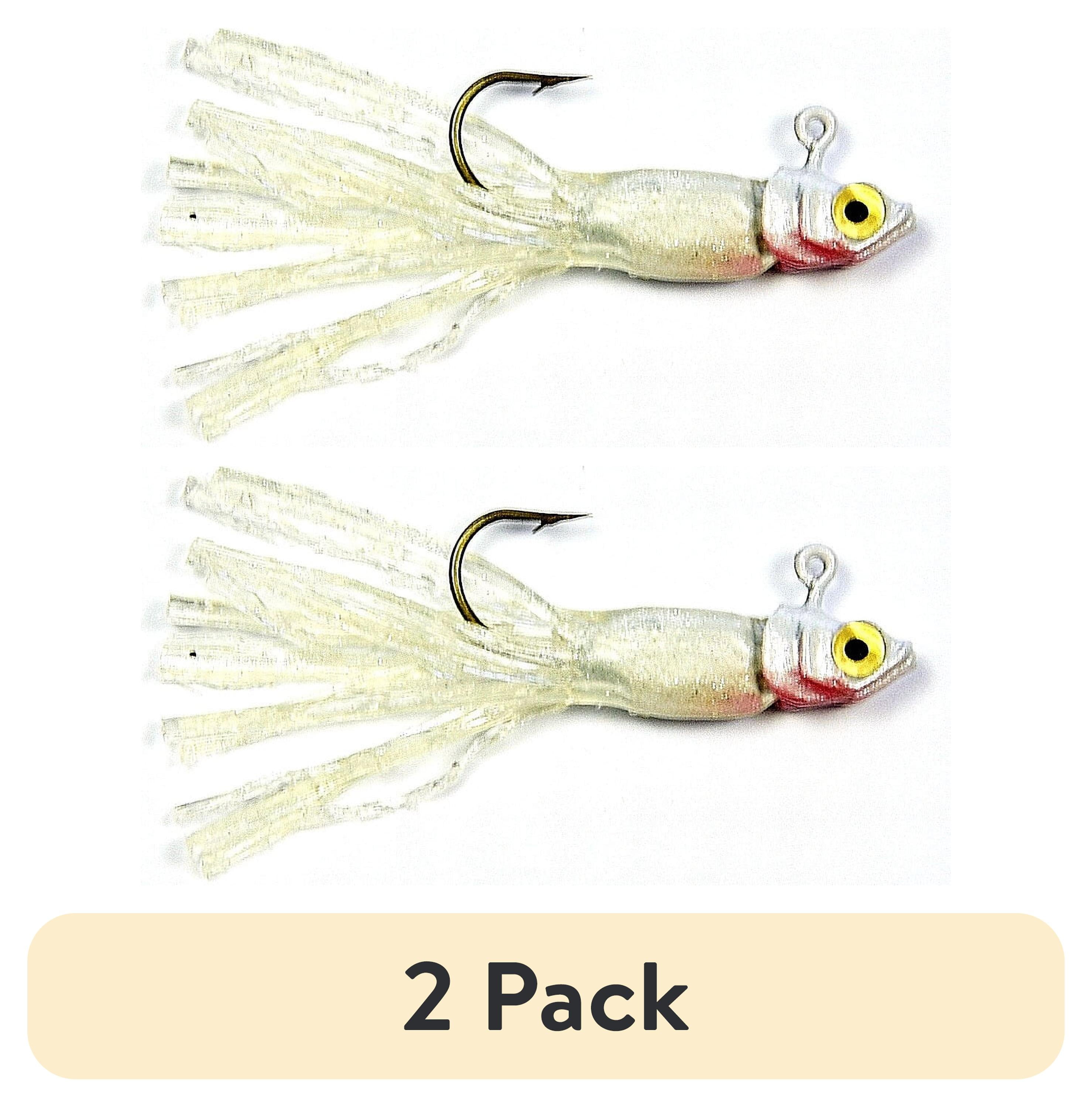 (2 pack) Road Runner Turbo 1/8 Oz. White/Pearl Fishing Equipment, Soft ...