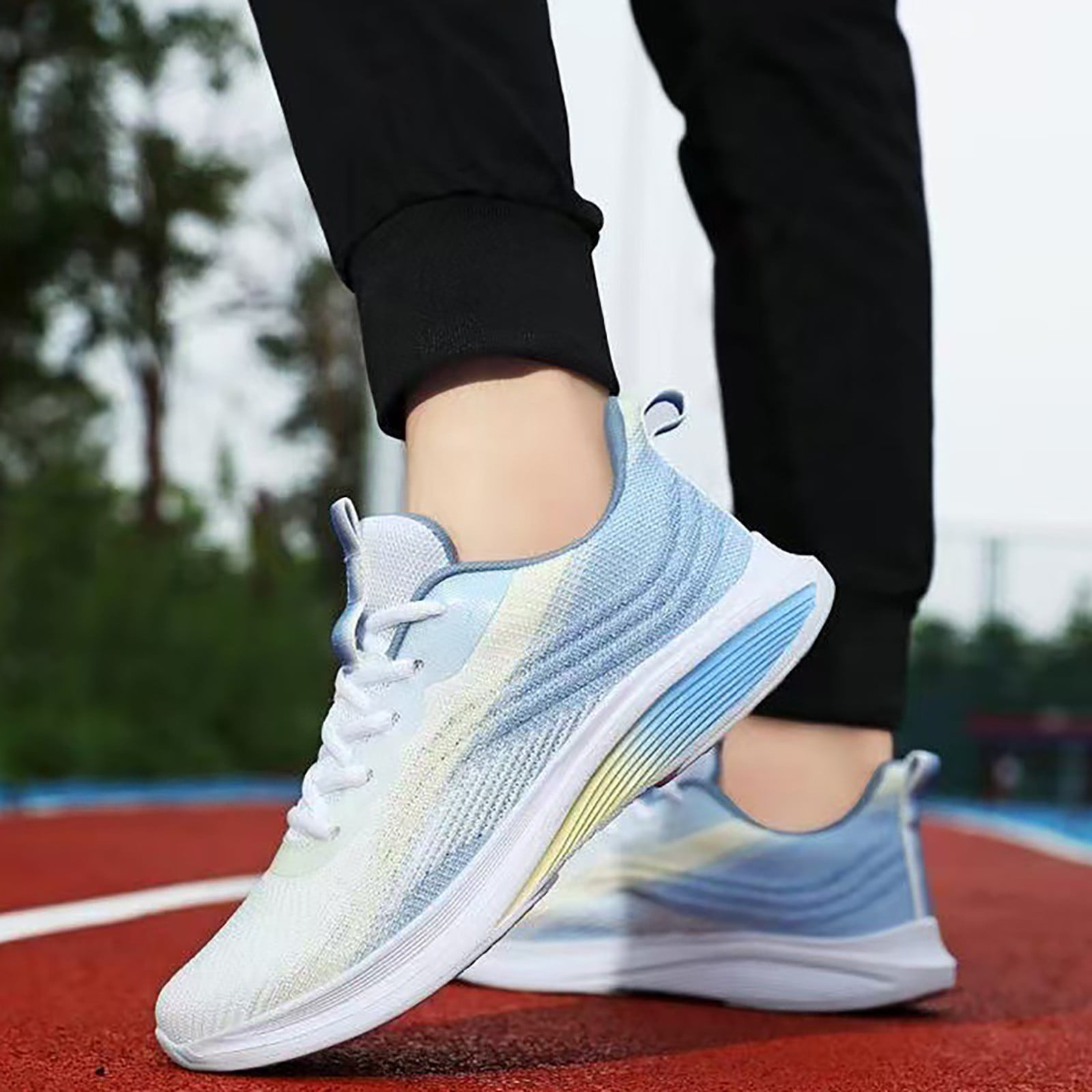 XIMIN Road Running Shoes for Womens Casual Arch Support Plantar ...