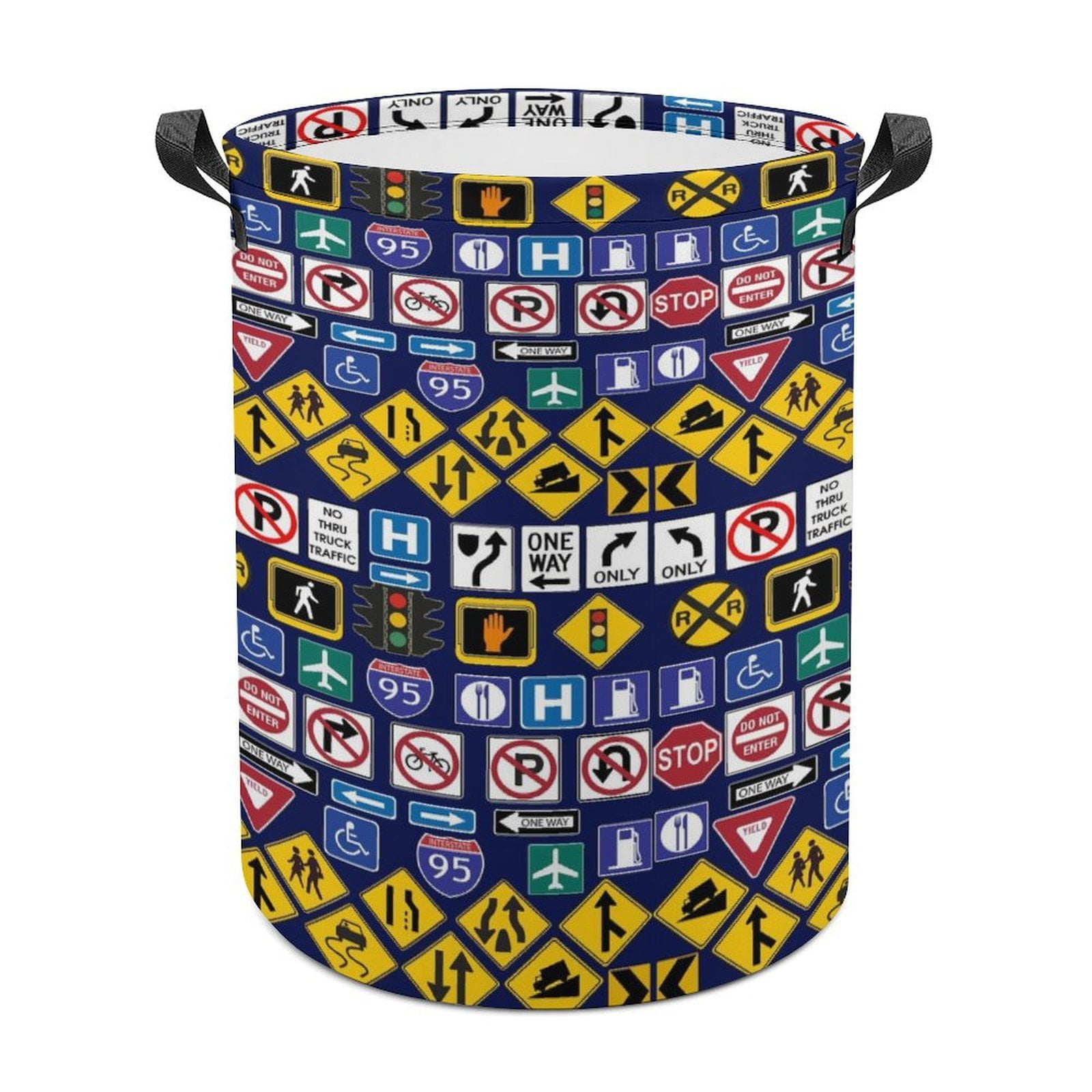 Road Signs, Regulations Signs Large Dirty Clothes Hamper Foldable ...