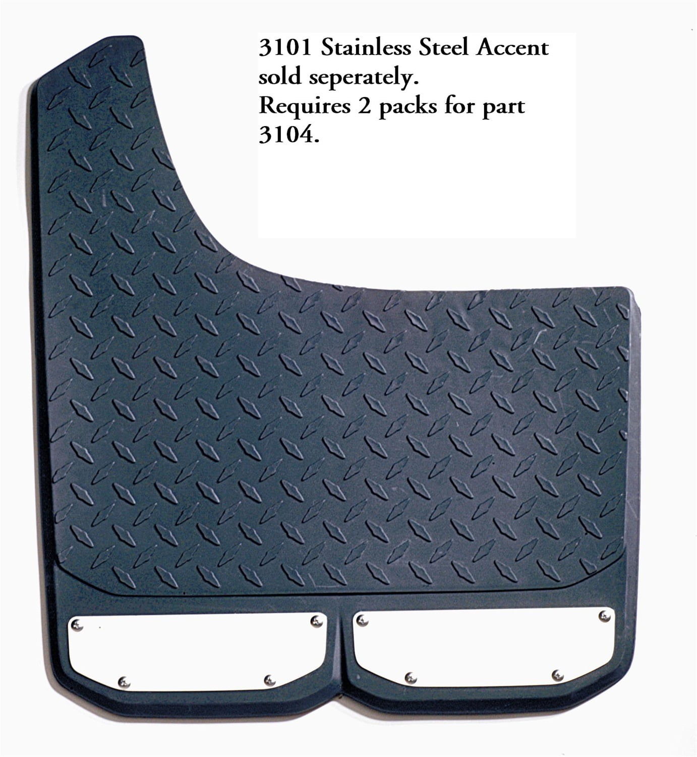 Road Sport Splash Guards 3101 Stainless Steel Accent - Walmart.com