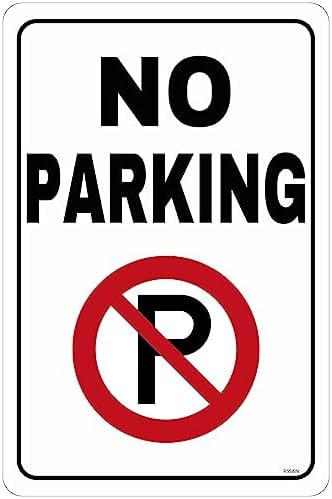 Road & Street Metal Sign No Parking Sign Notice Sign Engineer Grade ...