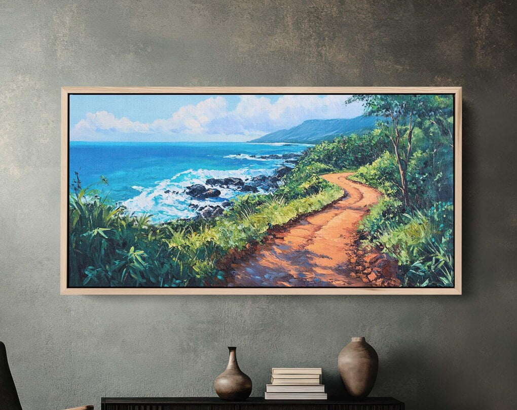 Road To Hana, Maui Hawaii Art, Beach Painting, Scenic Drive ,Decor For ...