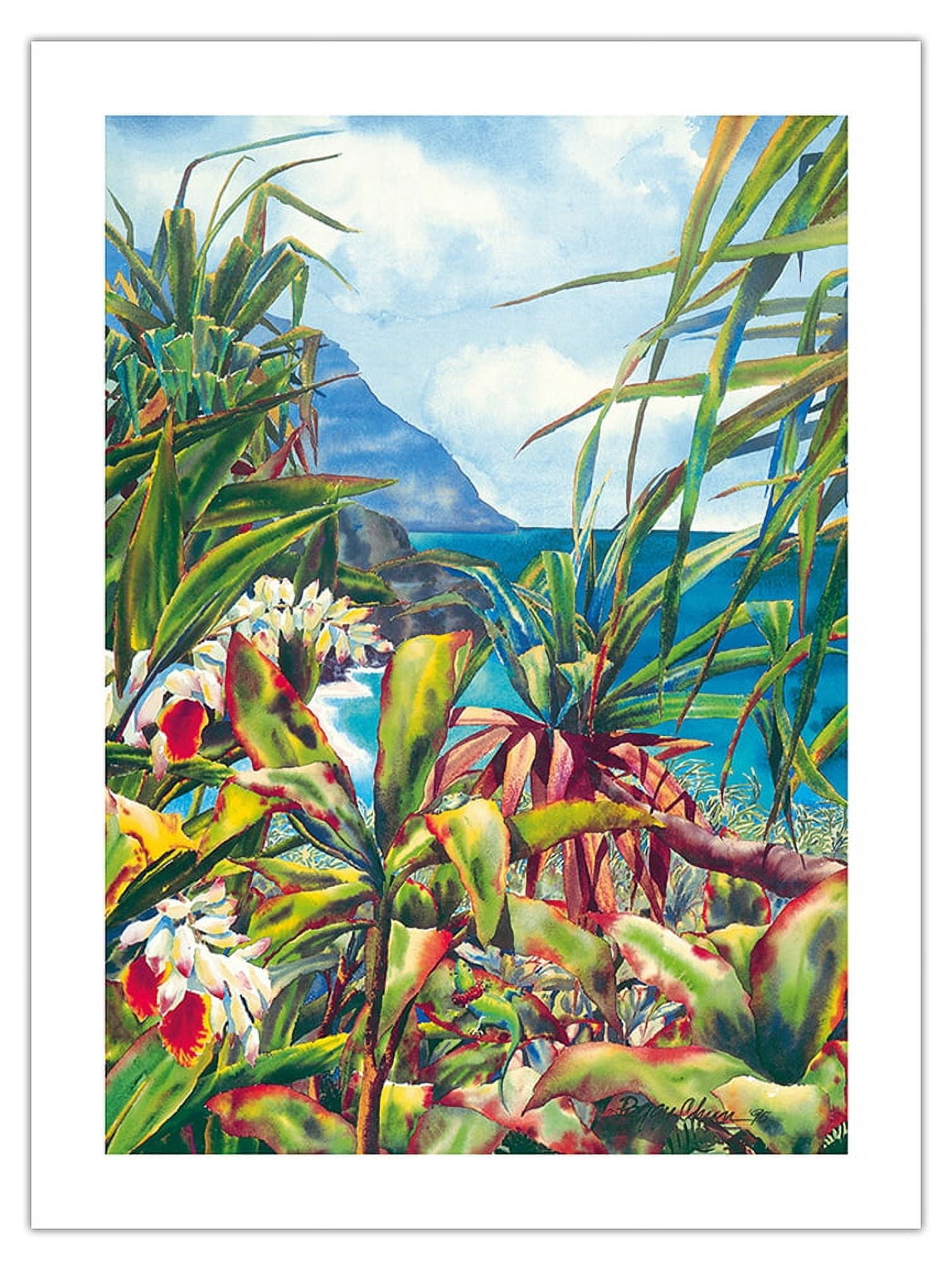 Road To Hana - Maui Hawaii - From an Original Hawaii Watercolor ...