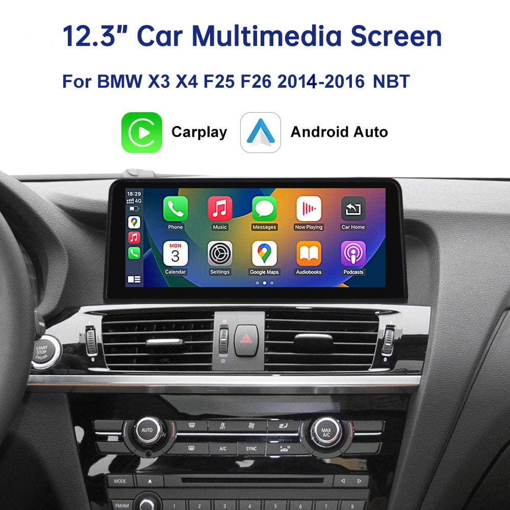 Road Top 12.3 inch Touch Screen for BMW X3 X4 F25 F26 2014-2016 with ...