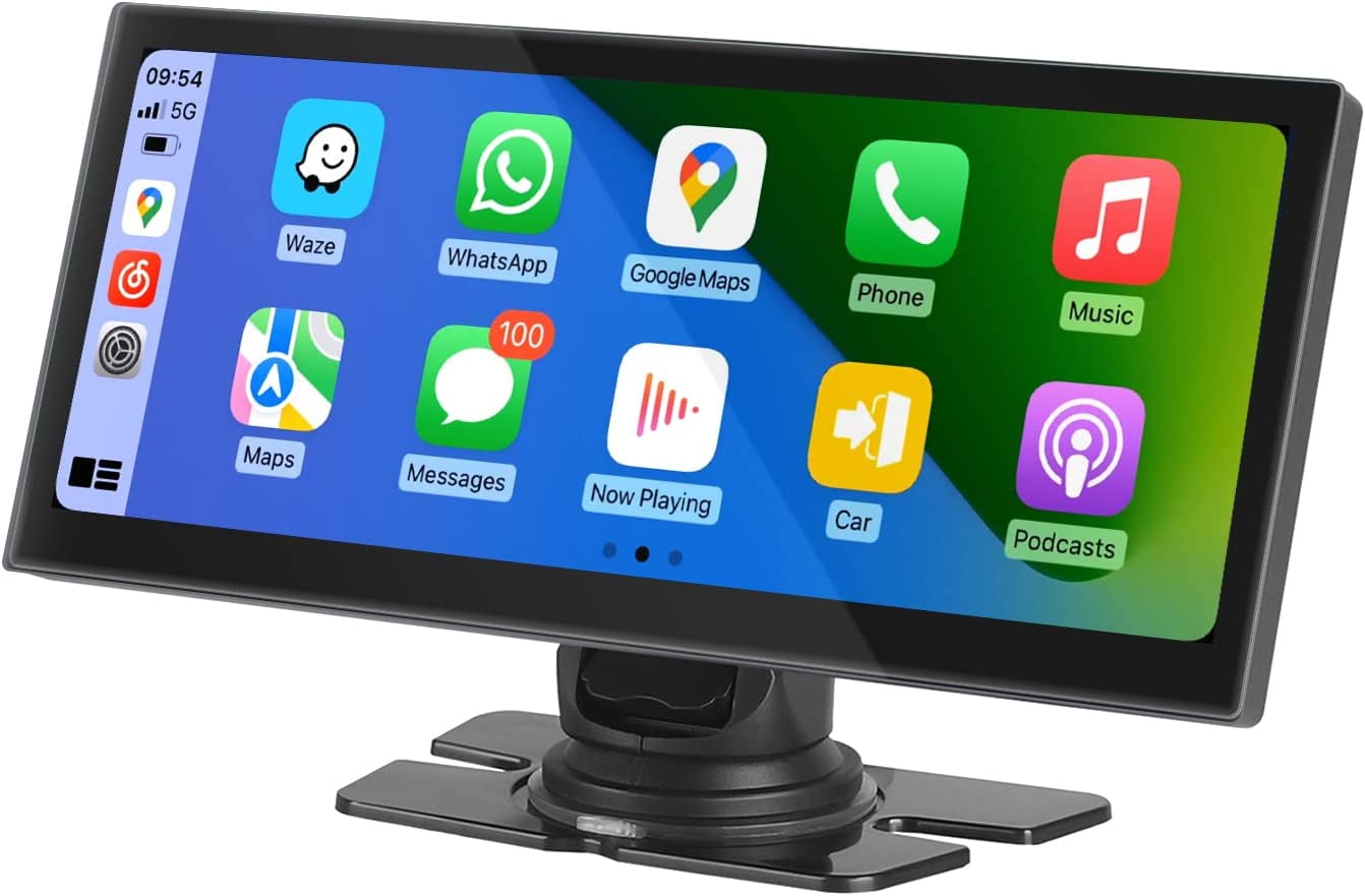 Road Top 8.9 inch Touchscreen Car Stereo with Wireless Apple Carplay ...