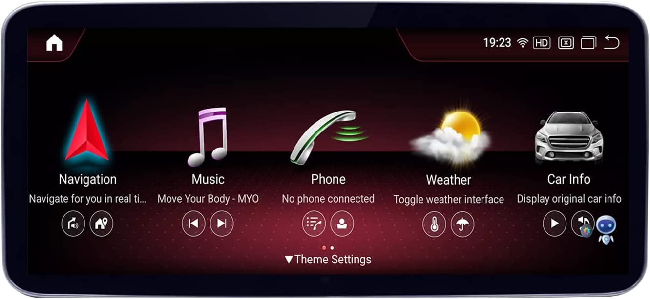 Road Top Android 12 Car Stereo 10.25 Inch for Mercedes Benz GLK X204 ...
