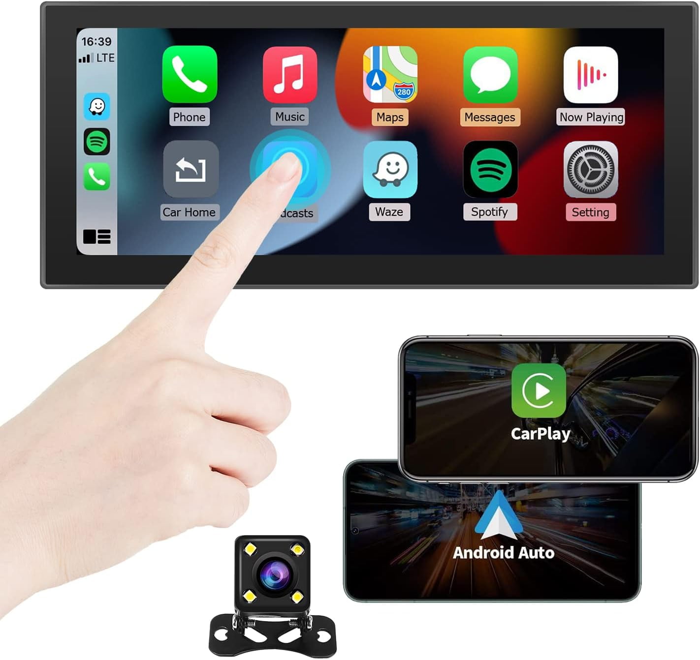 Road Top Touch Screen MP3 Car In-Dash Unit - Walmart.com