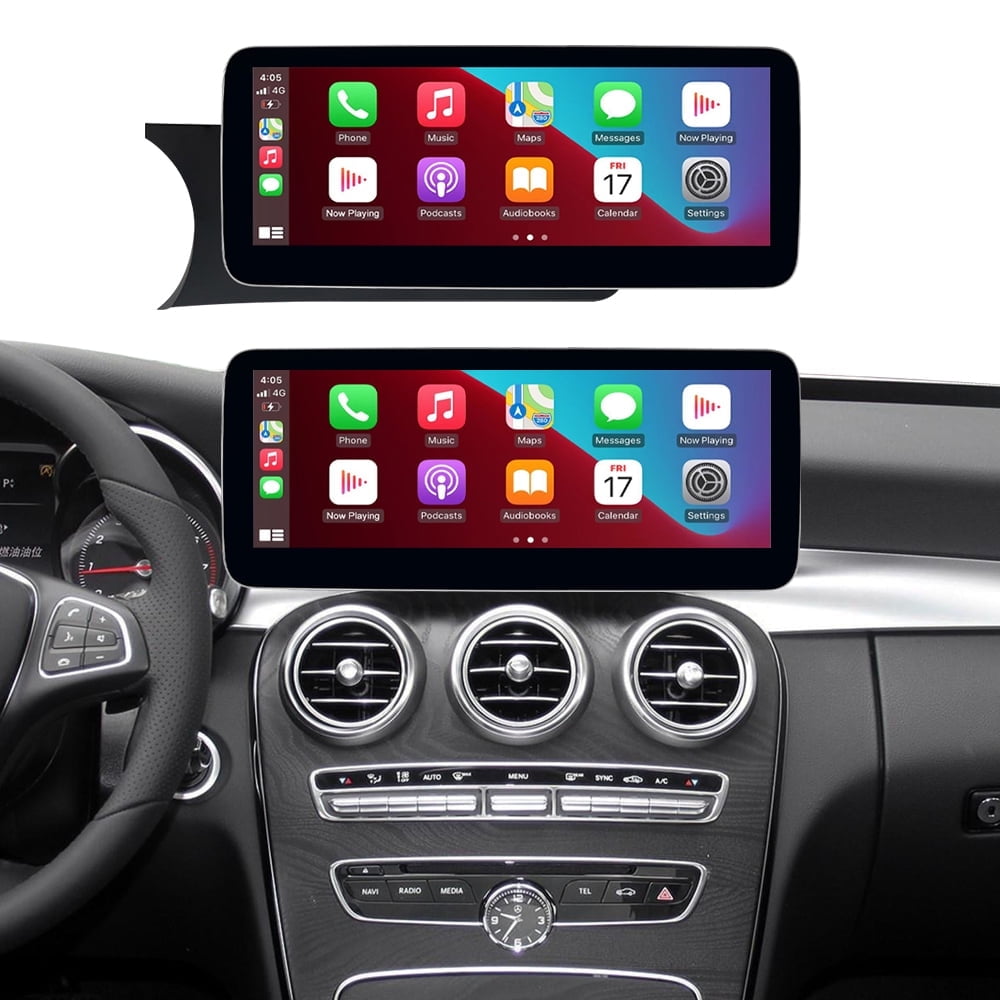 Road Top Wireless CarPlay Car Radio for 2008-2010 Benz C Class W205 GLC ...