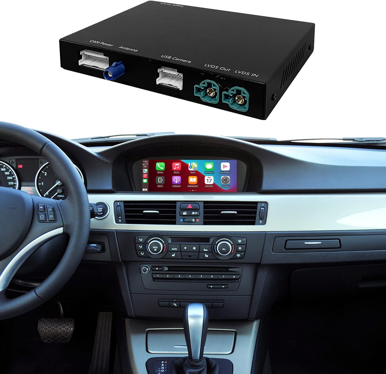 Road Top Wireless Carplay Retrofit Kit Decoder for BMW 1 3 5 6 7 Series ...