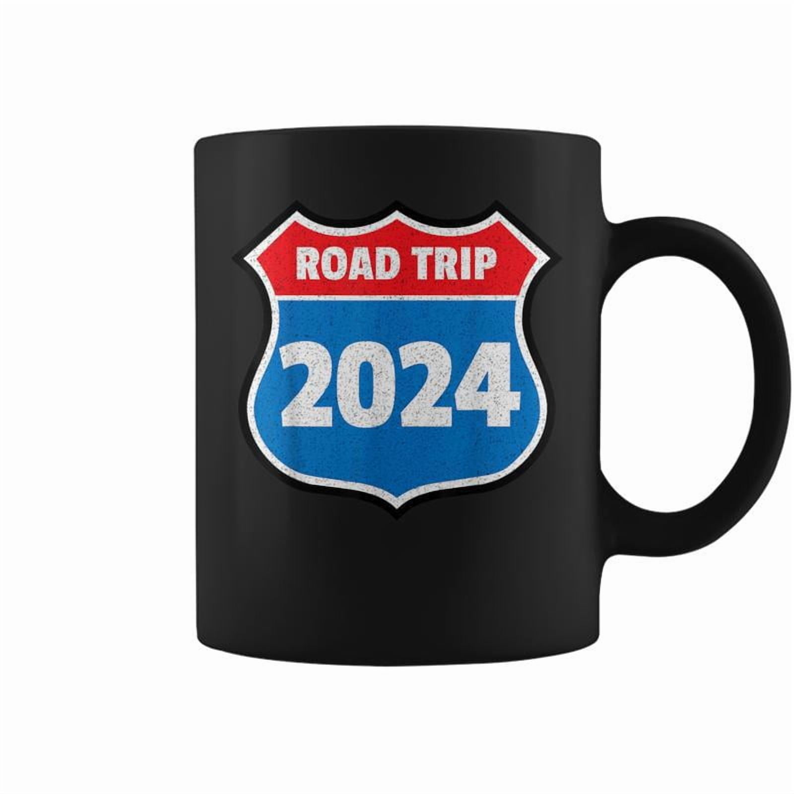 Road Trip 2024 Sign Family Group Matching Distressed Coffee Mugs ...