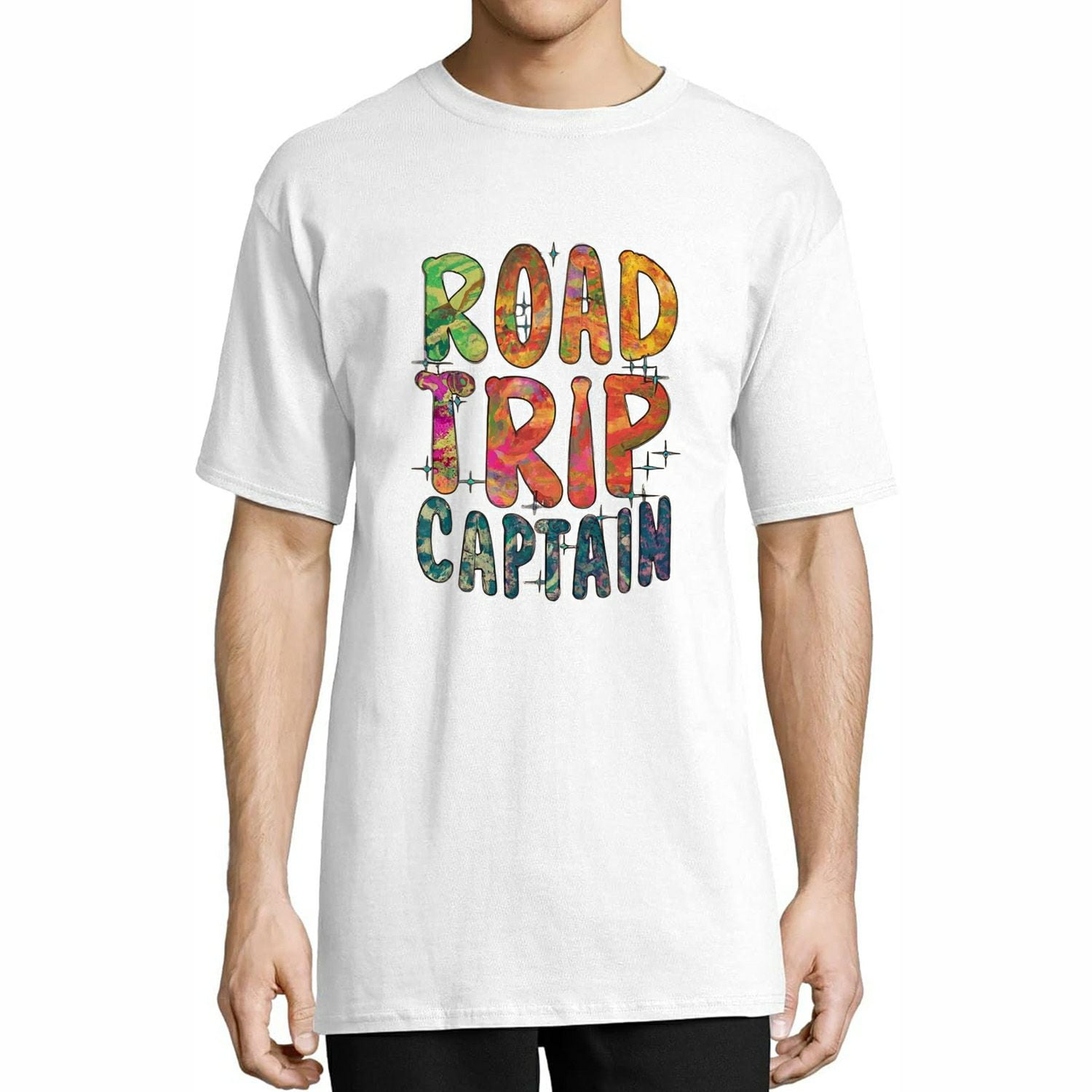 Road Trip Captain design Outdoor RV Camping Group Gift Funny Mens T ...